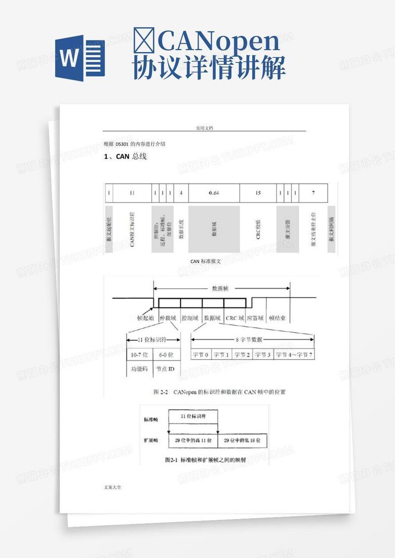 canopen协议详情讲解Word模板下载_编号lmbaodan_熊猫办公