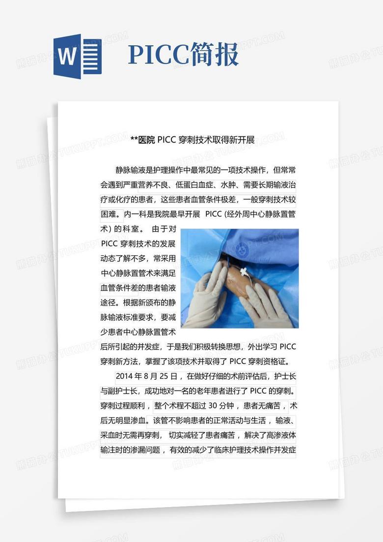 picc简报Word模板下载_编号leajyxpj_熊猫办公