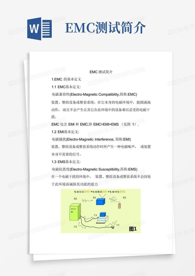 emc测试简介Word模板下载_编号qezrokge_熊猫办公