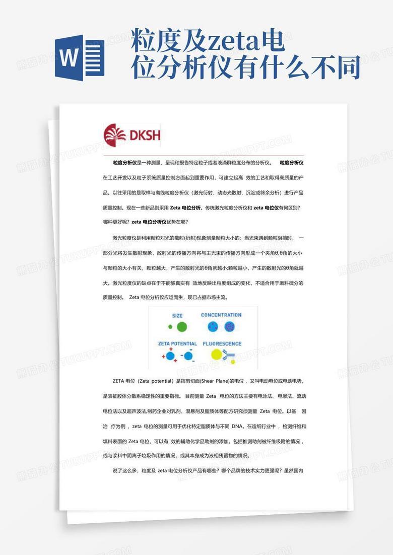 粒度及zeta电位分析仪有什么不同Word模板下载_编号qwrovwbr_熊猫办公