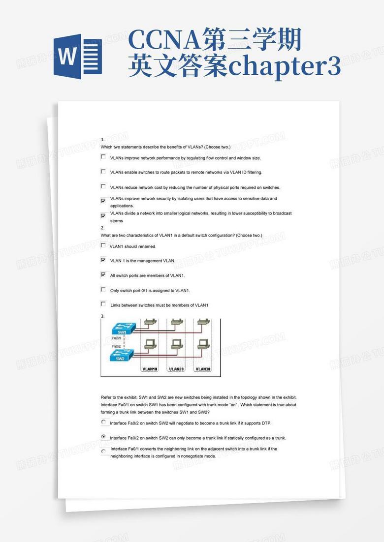 ccna第三学期英文答案chapter3Word模板下载_编号lmygkwgb_熊猫办公