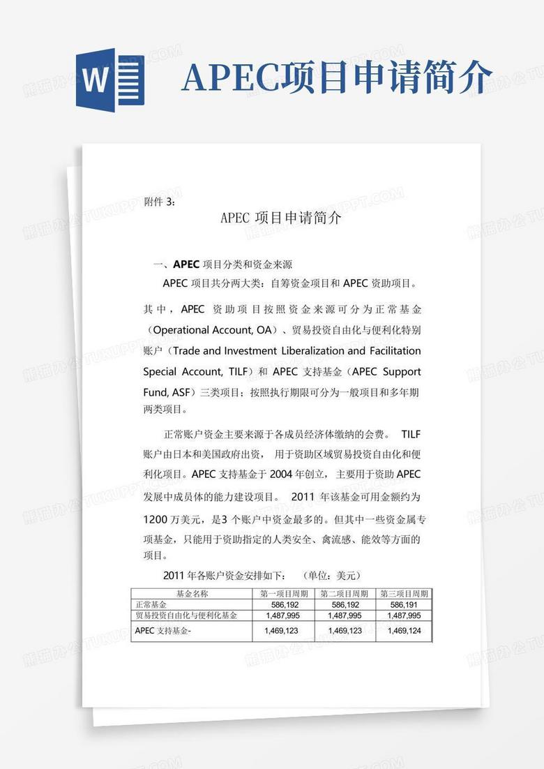 apec项目申请简介-Word模板下载_编号qerkbbox_熊猫办公