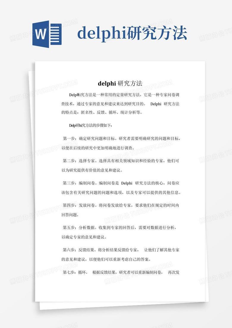 delphi研究方法-Word模板下载_编号lwnrobaa_熊猫办公