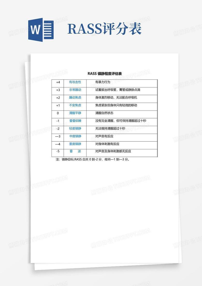 rass评分表Word模板下载_编号qpdkgpyw_熊猫办公